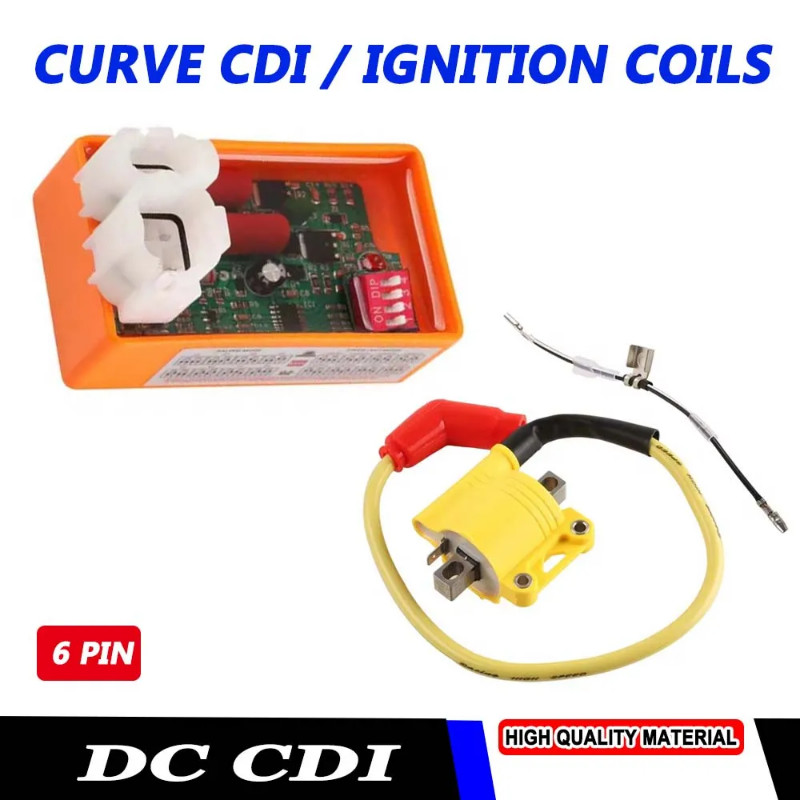 6pin DC CDI Racing Motorcycle Curve Adjust Speed Limit DIP Switch ...