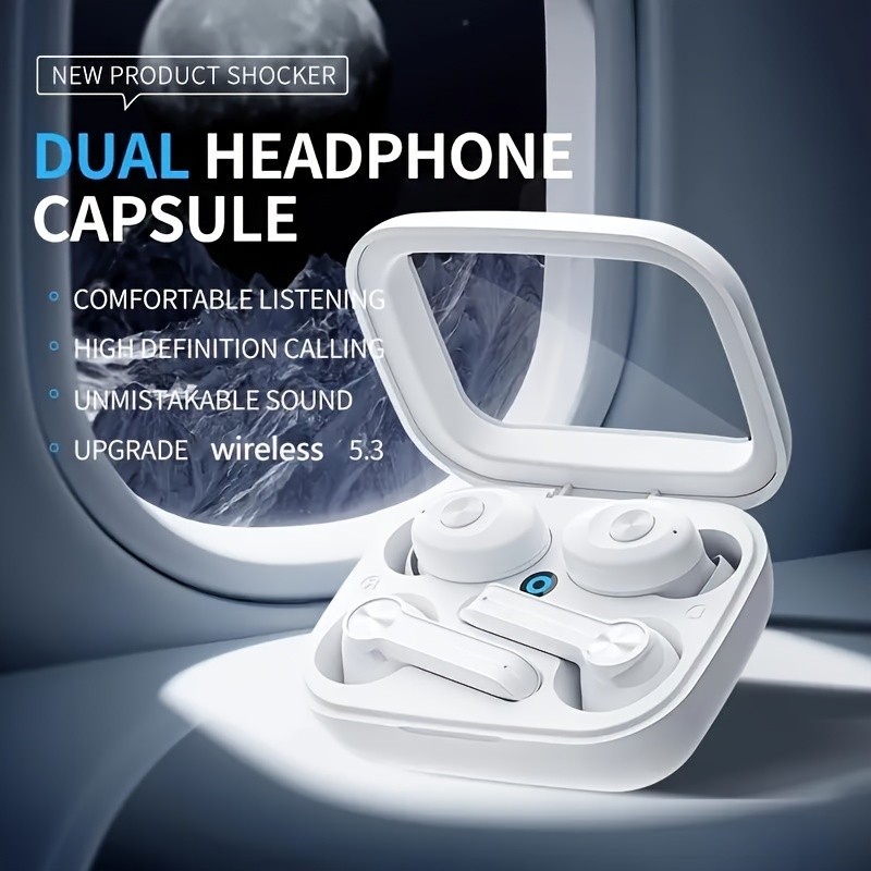 Twins Wireless Earbuds with Touch Volume Control Semi-Open-Back ...