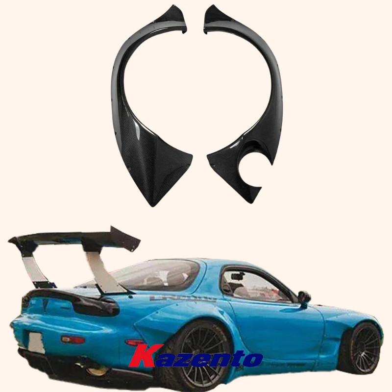 For Mazda RX7 RX-7 FD3S RB Style Carbon Fiber Rear Wide Fender Flare ...