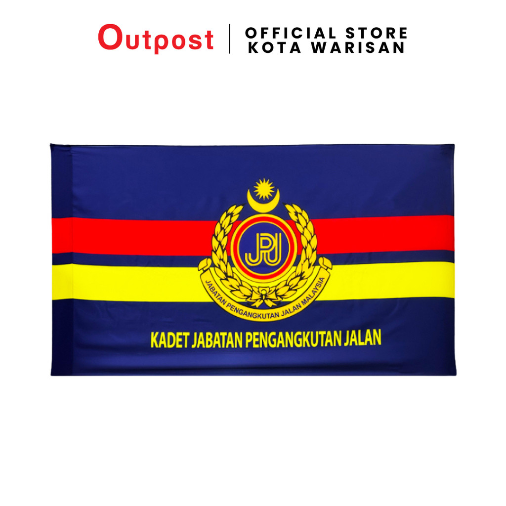 Outpost Flag/Bendera Pasukan Unit Beruniform Kadet Pengangkutan Jalan ...