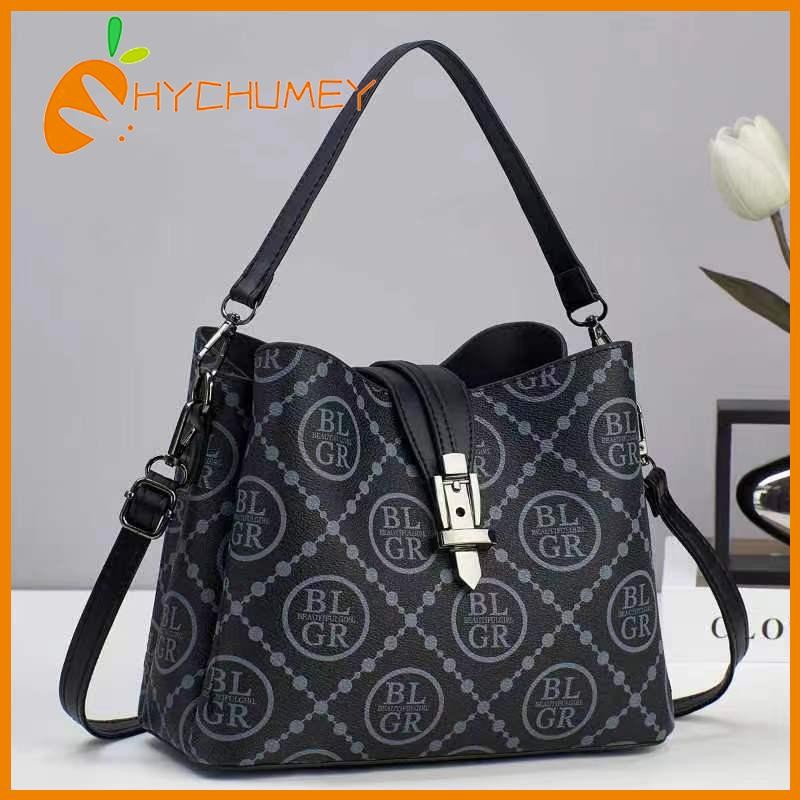 Pu High-end Elegant Crossbody Tote Bag With Chain And Lock Details Use ...