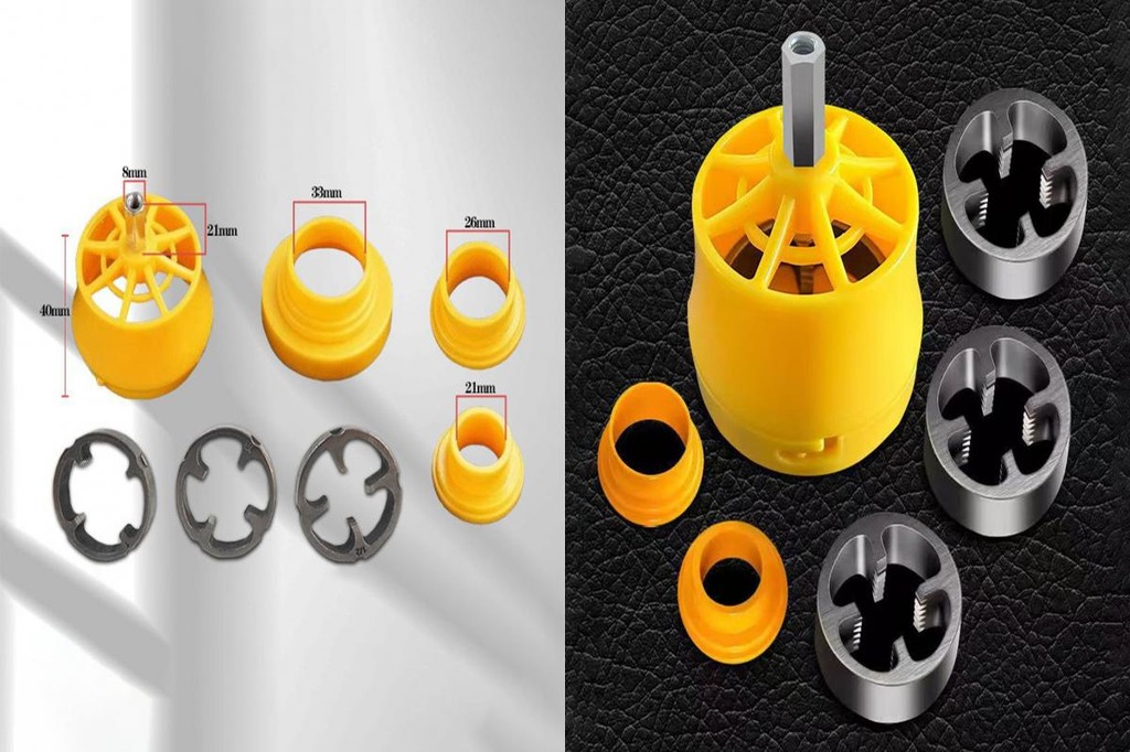 NM_ Pipe Threading Die Set Pvc Pipe Threading Tool Electric Drill Pvc ...