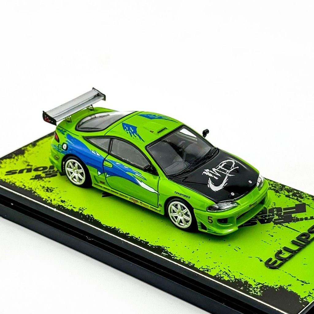 TranScenD Model-TSD 1/64 Fast and Furious Mitsubishi Eclipse Diecast ...