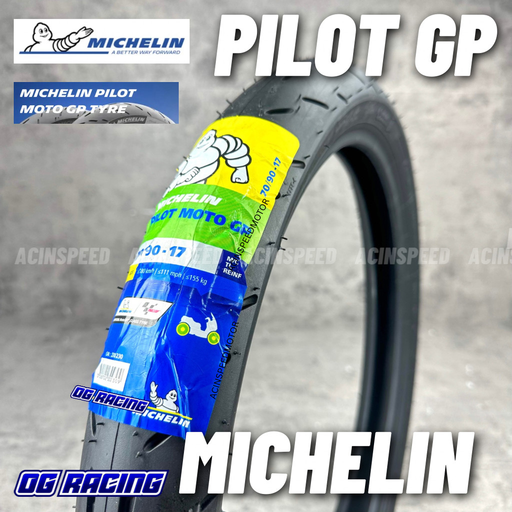 2025 MECHELIN PILOT GP TAYAR 60/90 70/90 80/90 x17/ MICHELIN PILOT ...