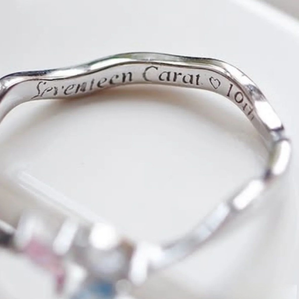 Kpop idol SEVENTEEN carat 10th Anniversary Ring | Shopee Malaysia