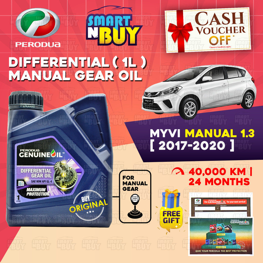 Perodua Gear Oil SAE GL4 Original Minyak Gearbox Manual Kereta Perodua ...