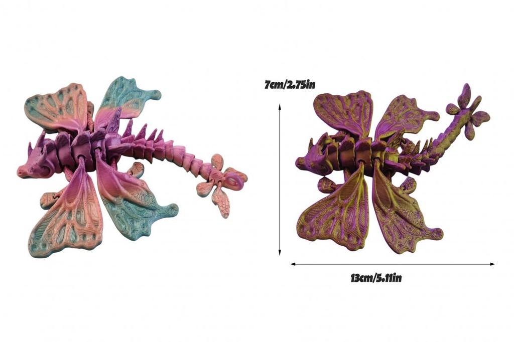 Movable Joints Dragon Model Articulated Dragon Decoration Articulated ...