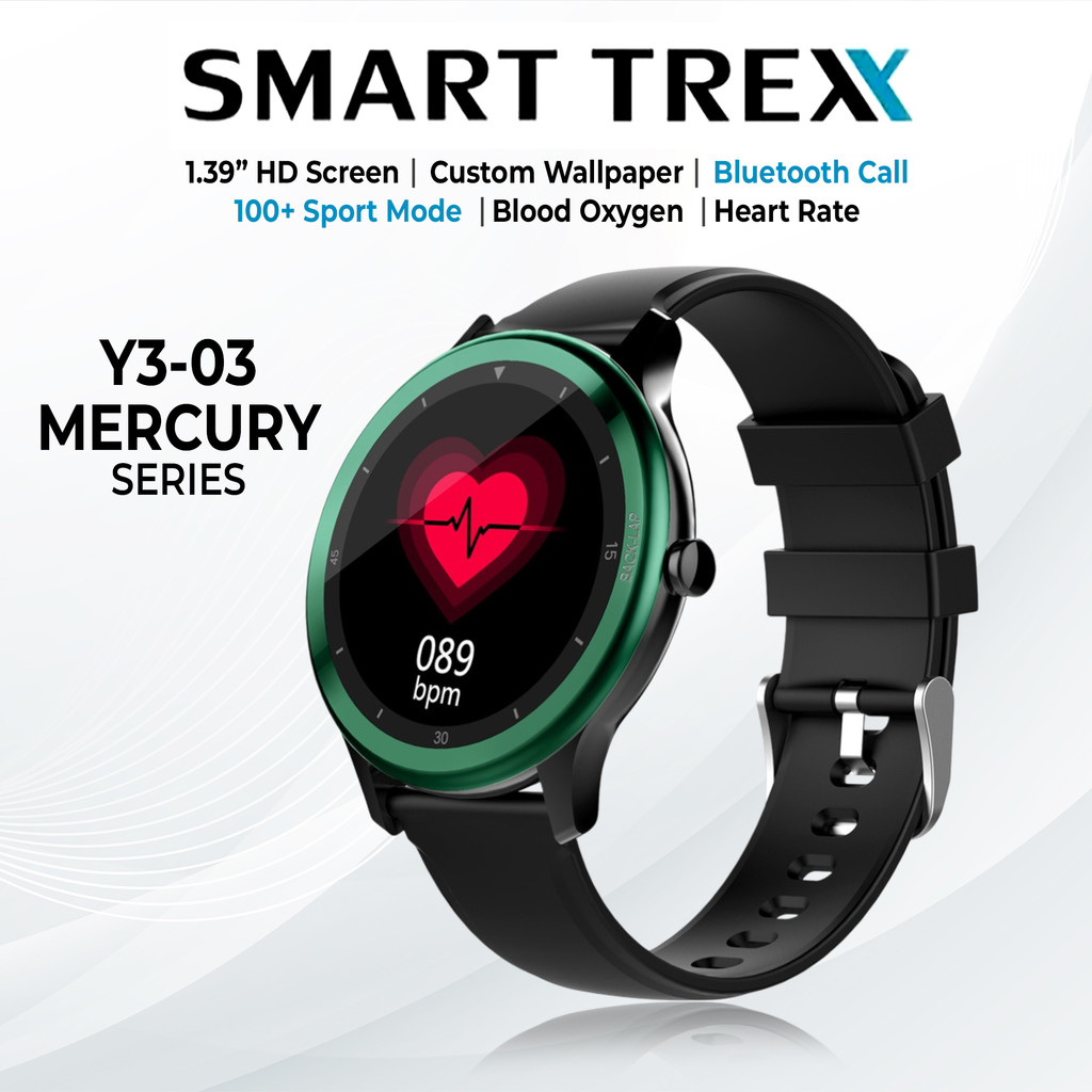 SUBMARINE Smart Watch SMART TREX MERCURY Y3 Jam Smart Watch Waterproof ...
