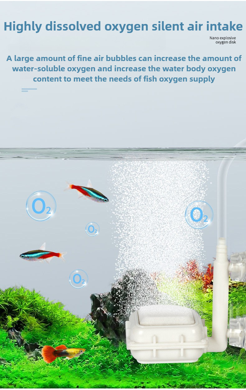 Mini Aquarium Air Stone,Small Bubble Stone Fish Tank Oxygen Stone Ultra ...