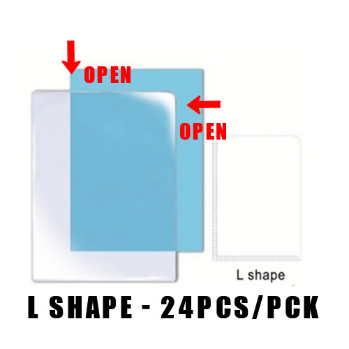 [24PCS/PCK] A4 Pvc File / Pvc Document Clear Holder / Fail Kertas ...