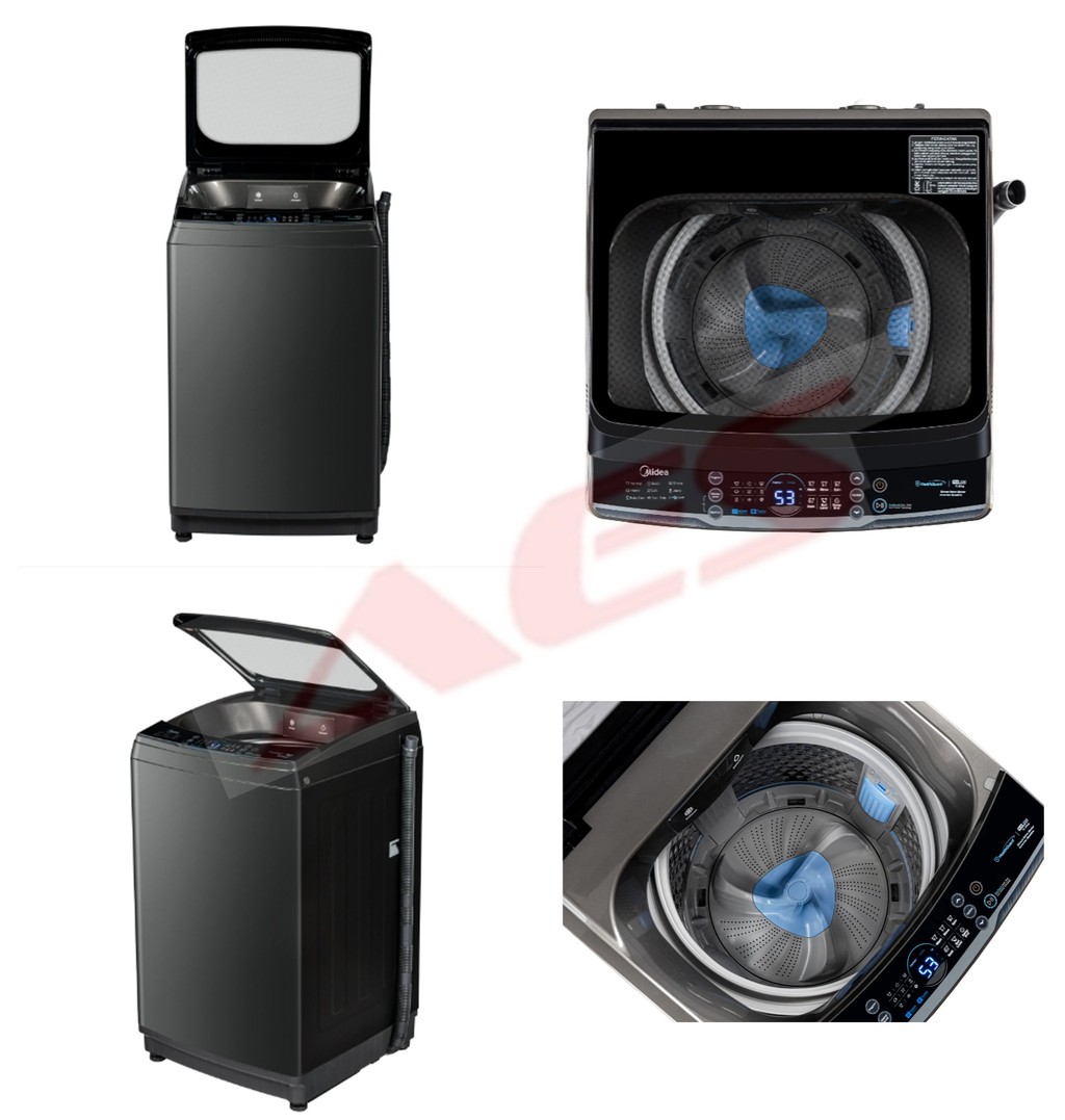 Midea 13KG Mesin Basuh Top Load dengan Tutup Lembut Pembukaan Kuman+ ...