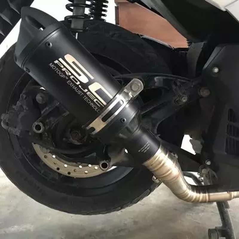 Universal Inlet 51MM/2" Moto Exhaust Muffler Pipe Motor Exhaust ...