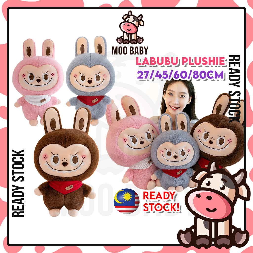 ⭐Moo Baby Labubu Besar Murah Bantal Peluk Labubu Doll Toy Labubu Pillow ...