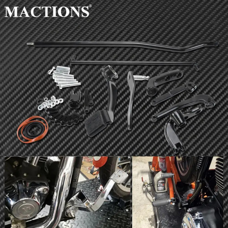 Motorcycle Forward Controls Complete Kit Foot Pegs Levers Linkages ...