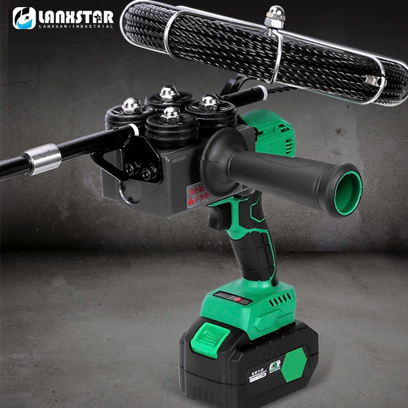Electric Cable Threading Machine Stringing Wire Machine Battery Wall ...