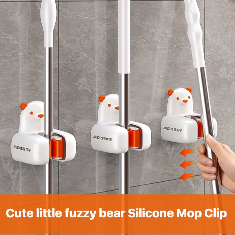 Joybos® TBGG 1Pcs Mop Hook Punch-Free Mop Clip Wall Storage Broom ...