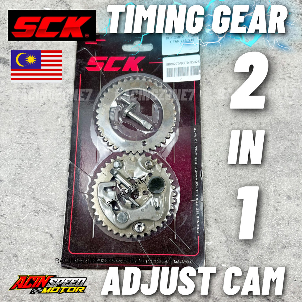 Timing Gear SCK RACING Y15 Y16 LC135 R15 MT15 NVX NMAX PNP Decompin ...