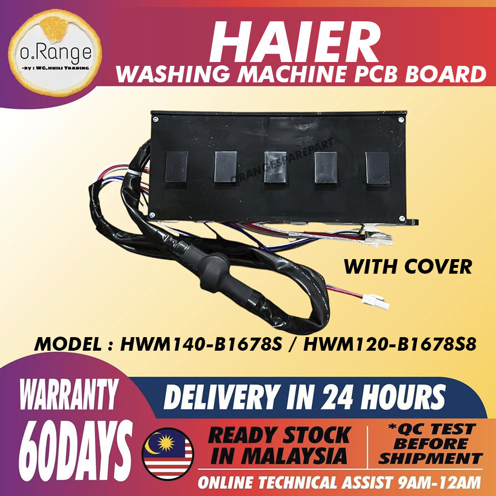 HWM140-B1678S HWM120-B1678S8 HAIER WASHING MACHINE PCB BOARD / CONTROL ...
