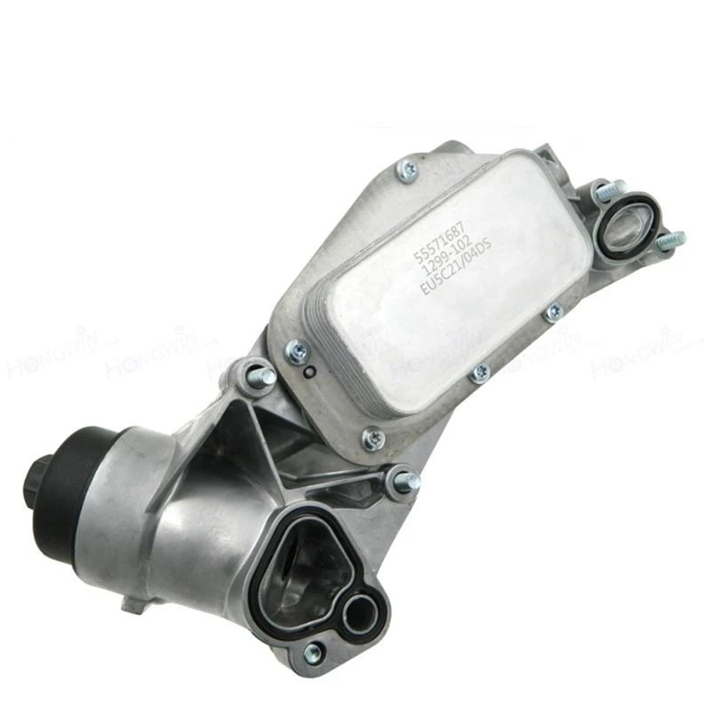 93186324 55353322 12992593 Engine Oil Cooler Oil Filter Assembly ...