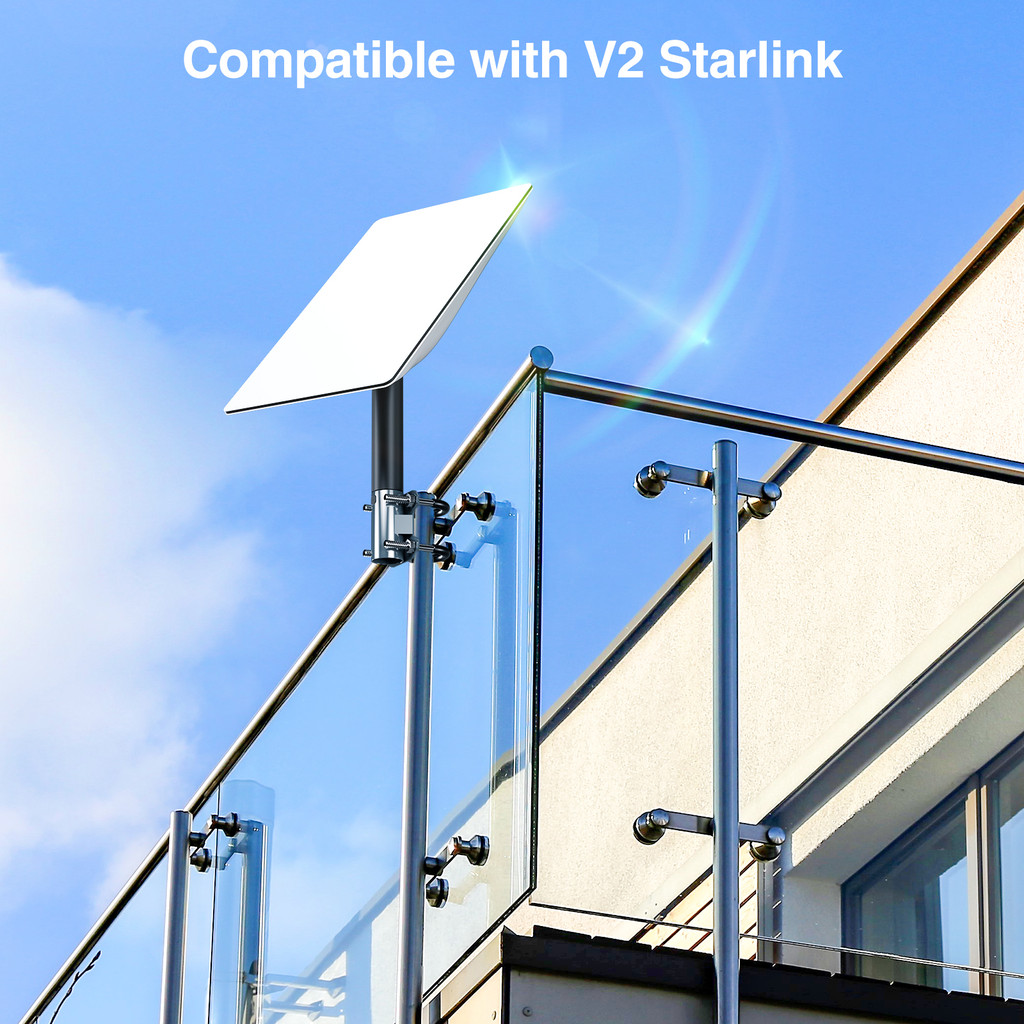 For StarLink V2 Mount Hoop Adapter Stainless Steel Antenna Holder ...