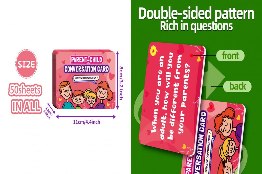 ccooamani| Family Relationship Bonding Cards Family Conversation Game ...