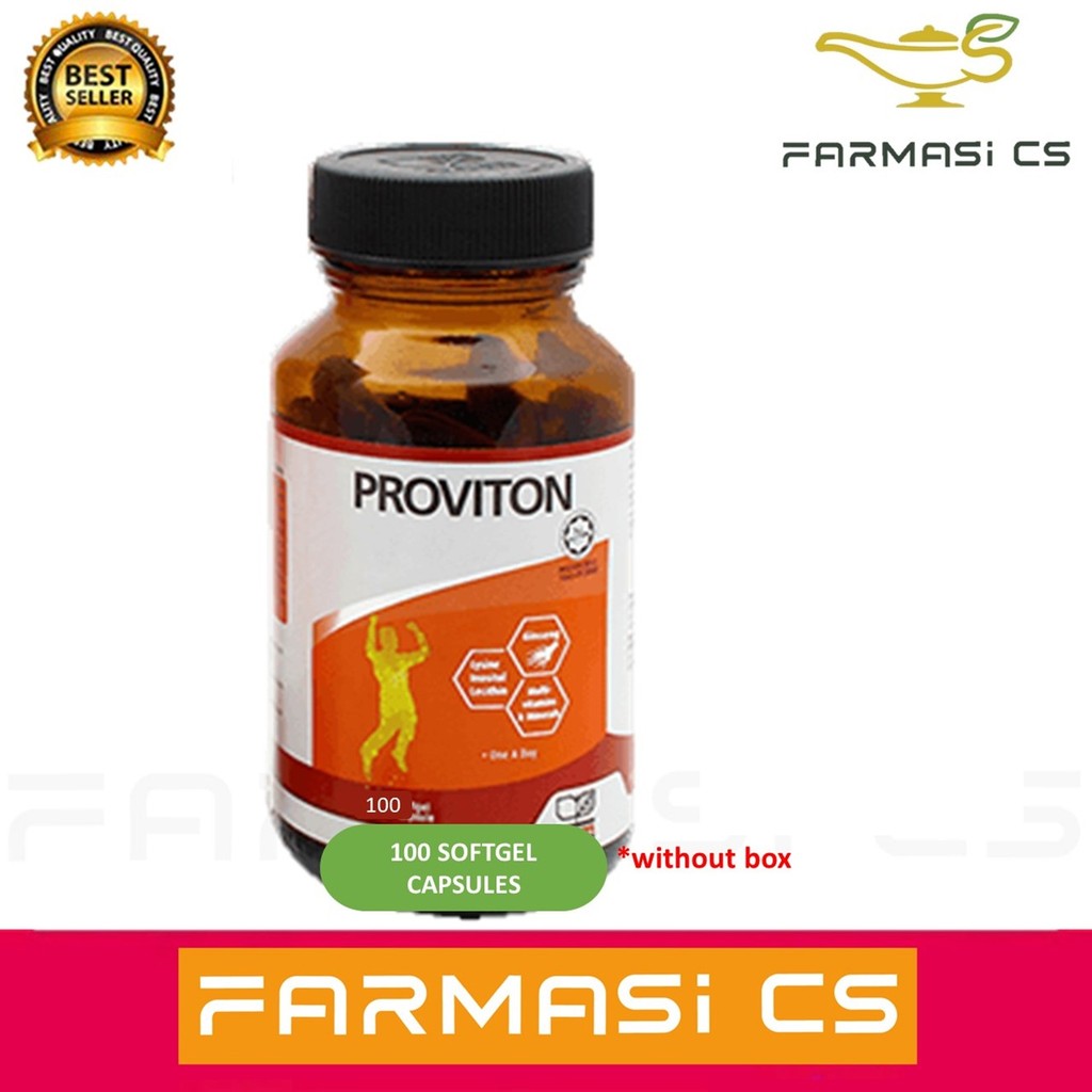 PROVITON multivitamins with Ginseng 100 Tablets EXP:05/2026 [ FARMASI ...