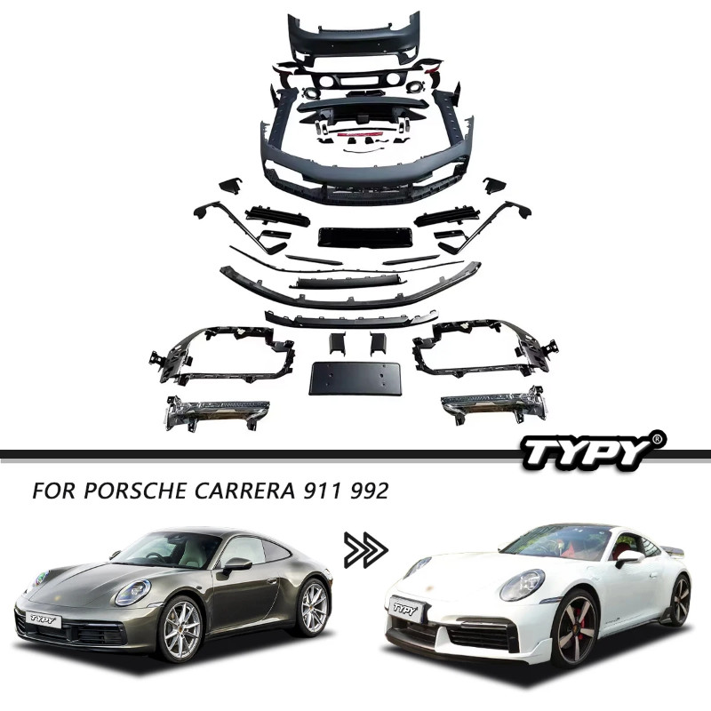 TYPY For Porsche 2019-Up 911 992 Carrera Upgrade Turbos SD Style Front ...