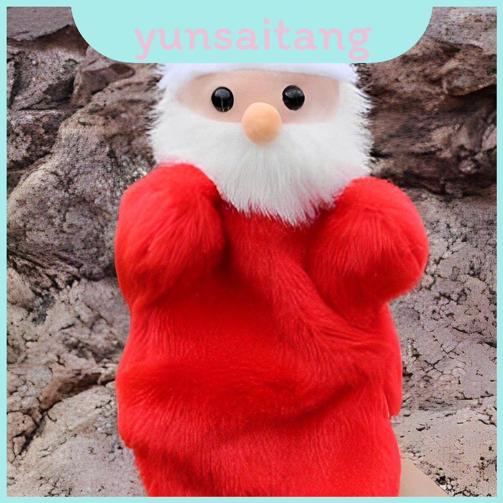 Santa Adorable Christmas Claus Hand Puppet Perfect For Puppet Theatre ...