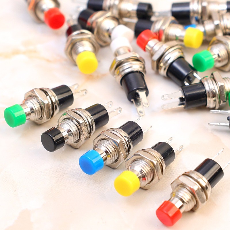 7mm Mini Momentary Push Button Switch Reset Jog Lock Free Switch 3A ...