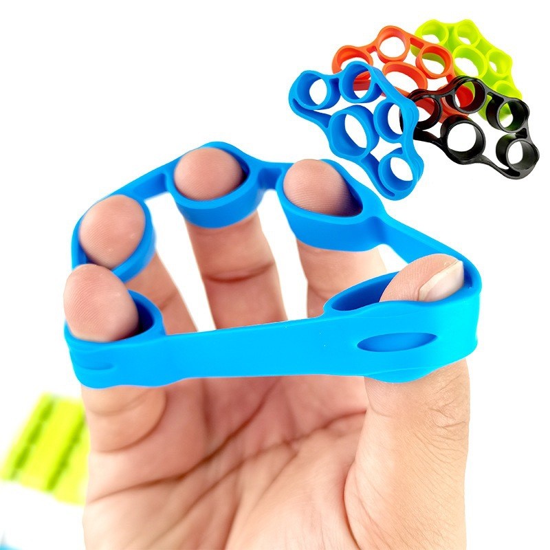 PAS-Silicone Hand Exerciser Grip Strength Wrist Exercise Finger ...