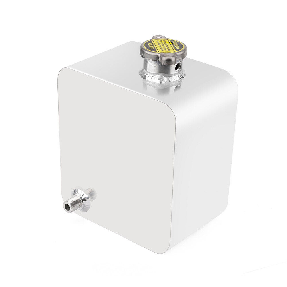 Universal 2L Litre Polished Alloy Header Expansion Water Tank & Cap ...