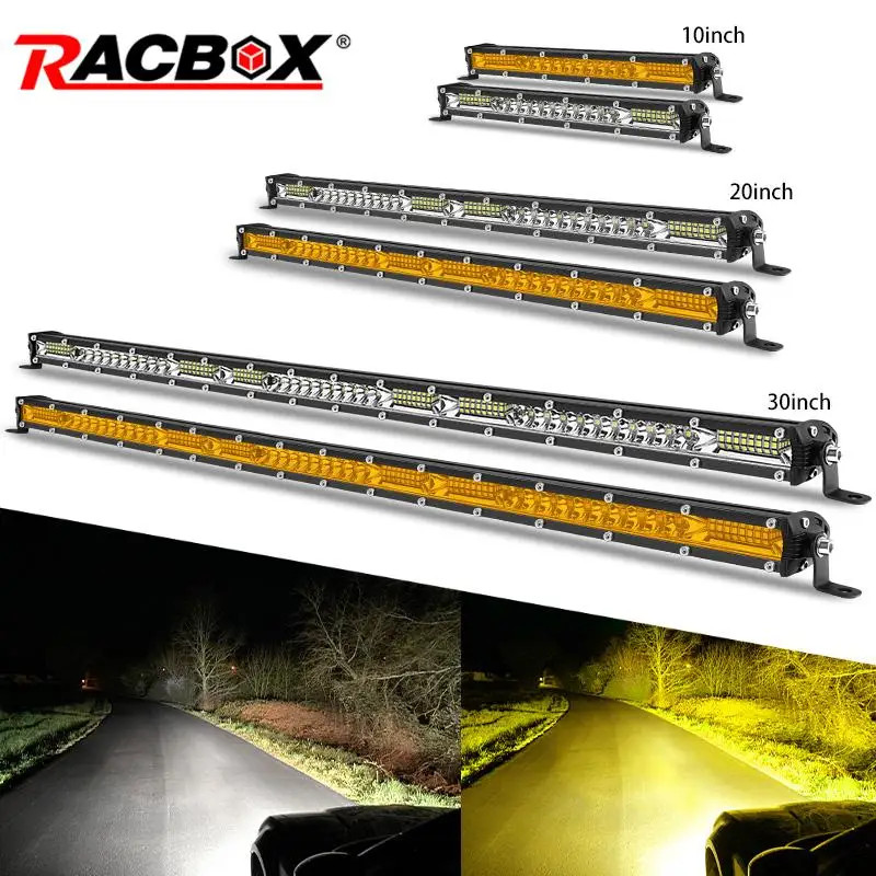 Slim Spot Flood Combo beam LED Bar Off Road 12V 24V LED Light Bar/Work ...