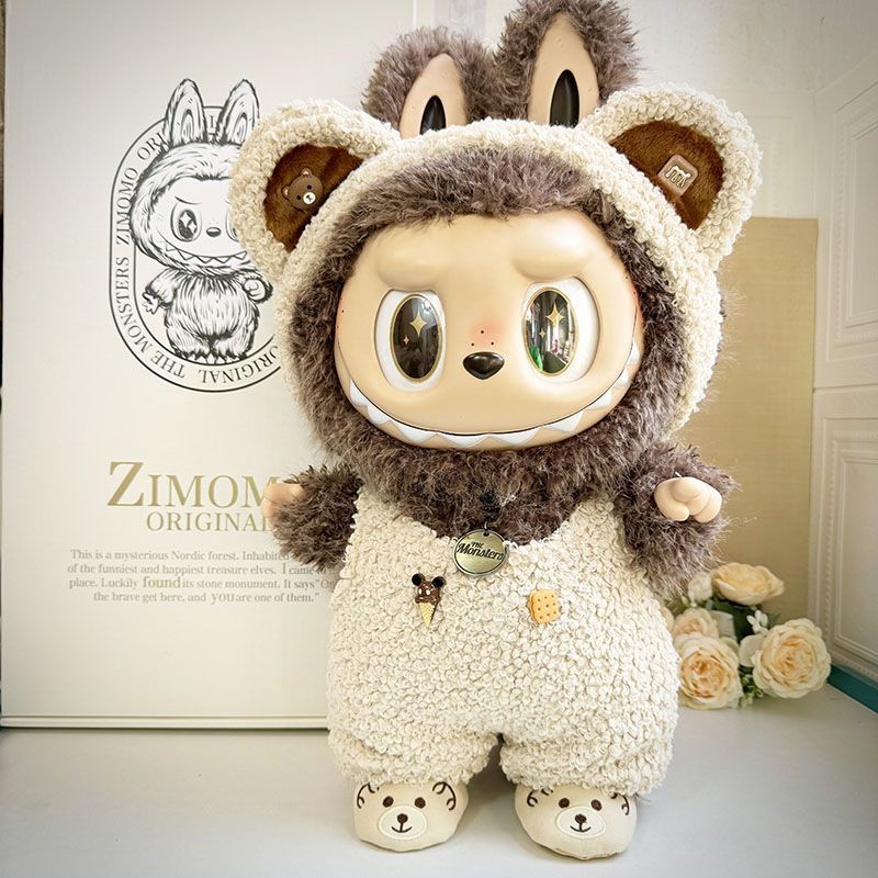 58Cm Labubu Caramel Doll clothes Christmas gifts for kids（Labubu Time ...