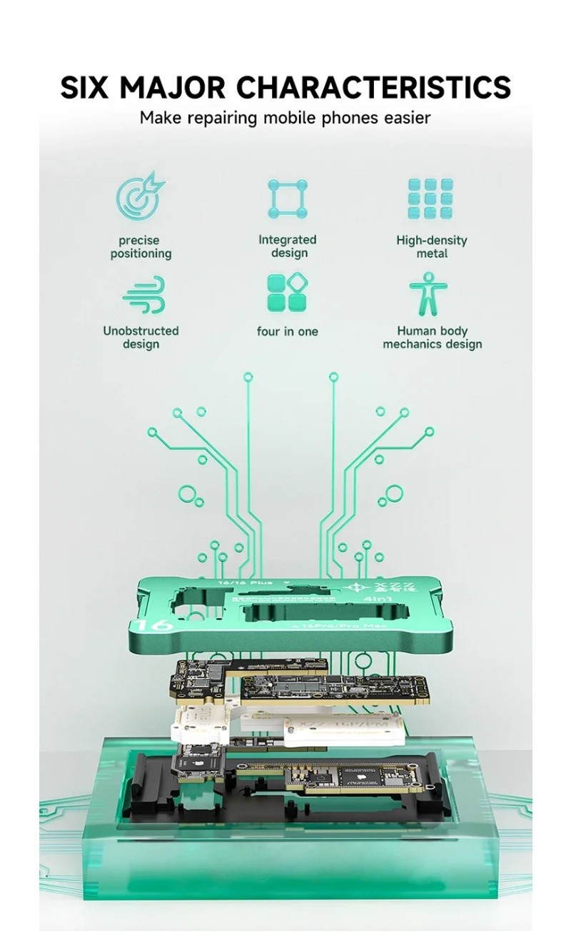 XZZ ISocket motherboard test fixture is suitable for Apple 16 Pro Max ...