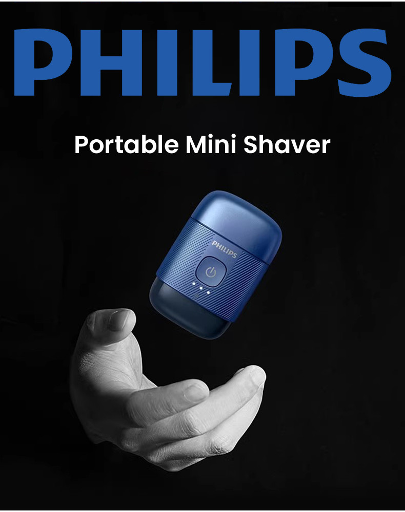 Philips Mini Shaver Portable Razor Official Genuine Men's Electric ...