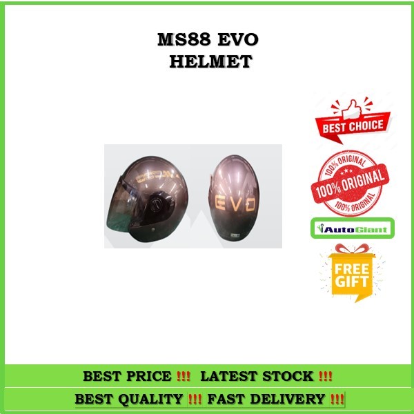 MS88 EVO HELMET DARK GREY | Shopee Malaysia
