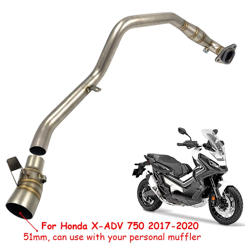 For Honda X-ADV 750 X ADV XADV750 Slip On Exhaust Pipe Muffler Escape ...