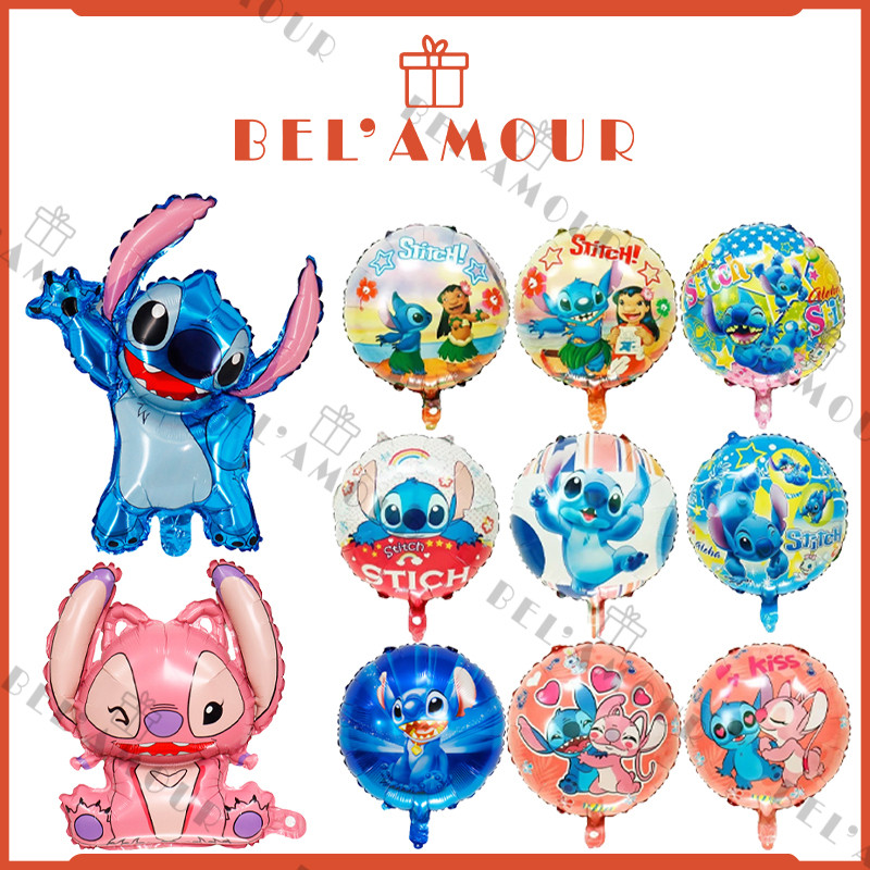 Stitch Cartoon Foil Balloon Stitch Balloon for kids Belon untuk kanak ...