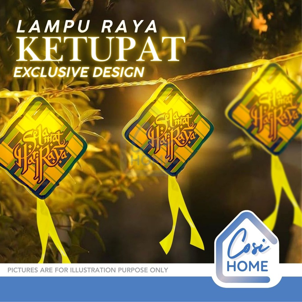 [RAYA 2025] EDISI PREMIUM Lampu Raya Ketupat Lampu Raya Aidilfitri ...