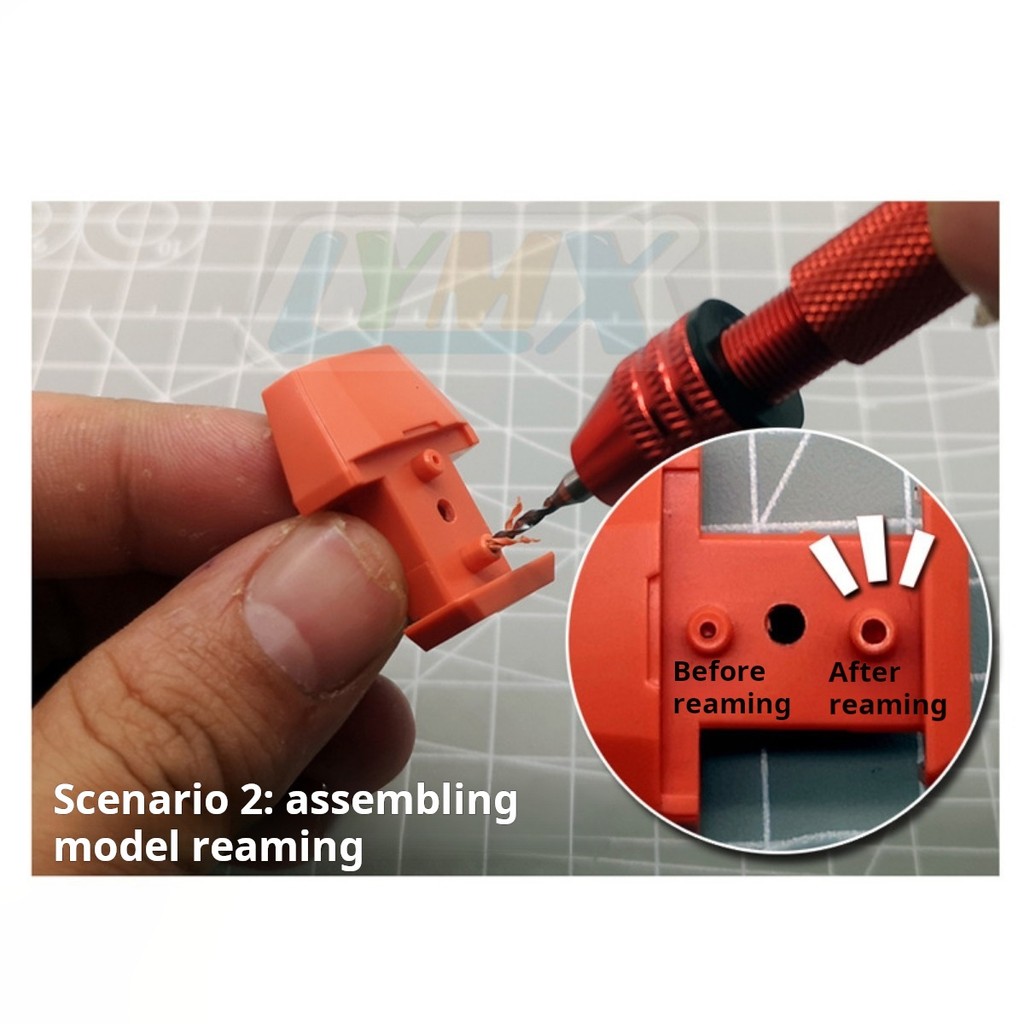 MS060 Tungsten Steel Hand Drill Set Lightweight Hand Twist Drill with 5pcs Drill Bits Match ...