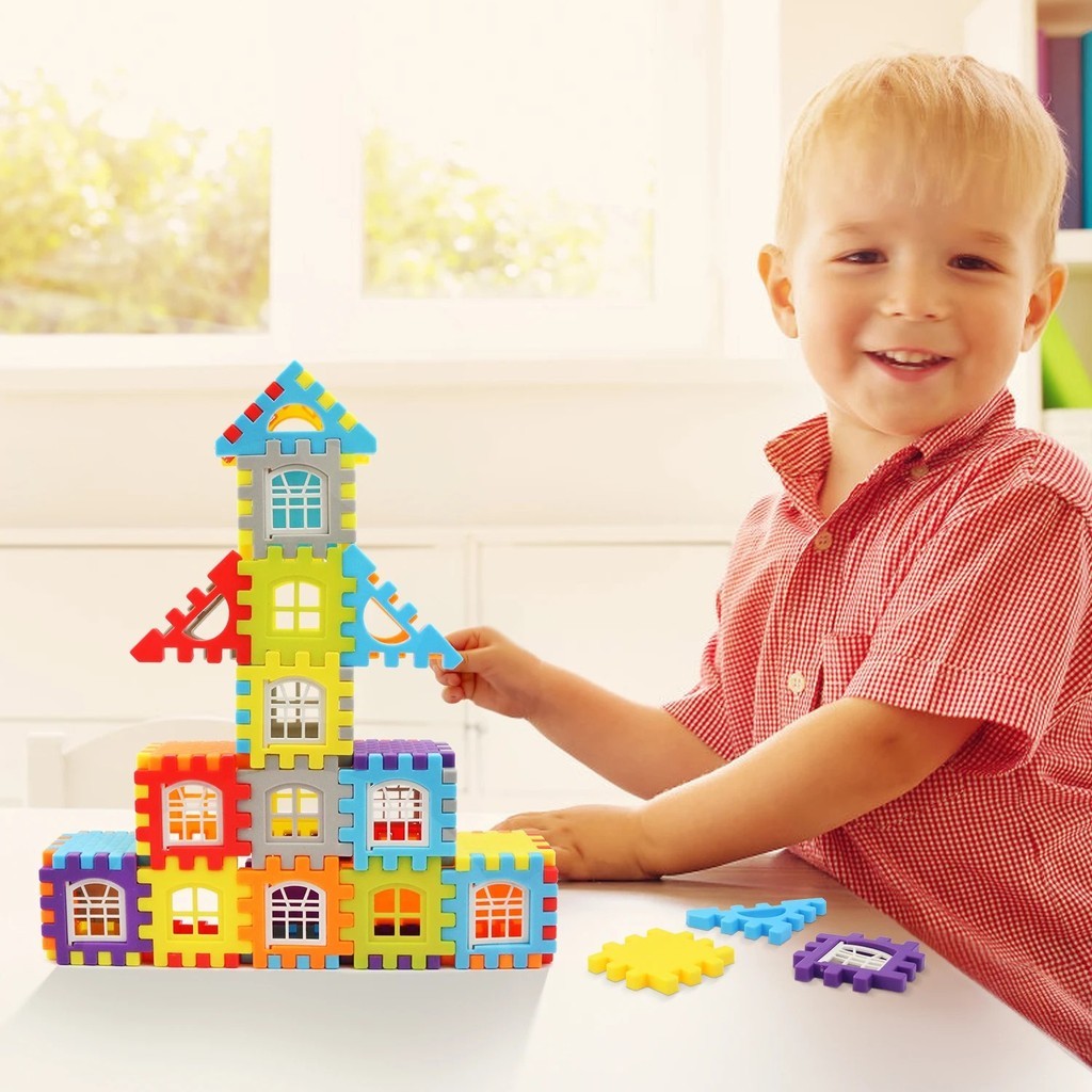 50/100/160/210 pcs Digital Building Blocks House Puzzle for Boys and ...