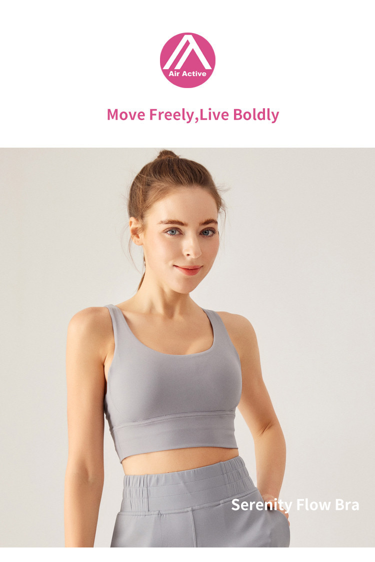 AirActive Serenity Flow Bra Sports Bra with Pads Barely-There Comfort ...