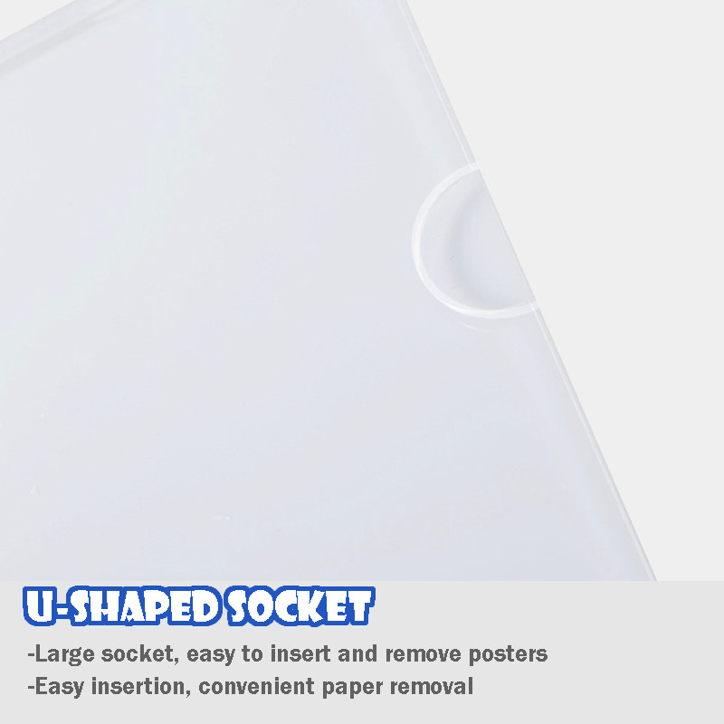 A3 A4 A5 A6 Acrylic Frame Card Slot Poster Certificate Document Sign ...