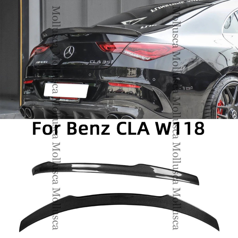For Mercedes-Benz CLA W118 C118 FD Style Carbon Fiber Rear Spoiler ...