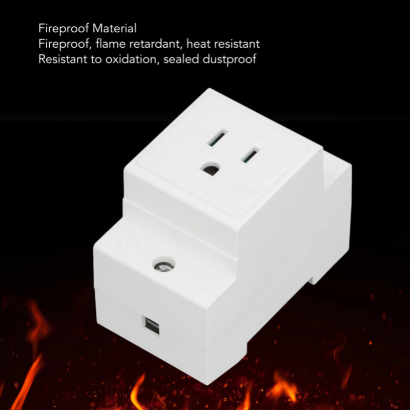 DIN Rail Socket Built in Protective Contact Earthing Contact Outlet for ...