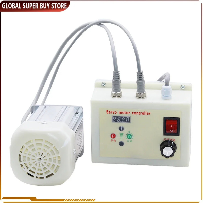 1000W Servo Motor Kit Brushless Servo Motor Driver Brake Controller Kit ...