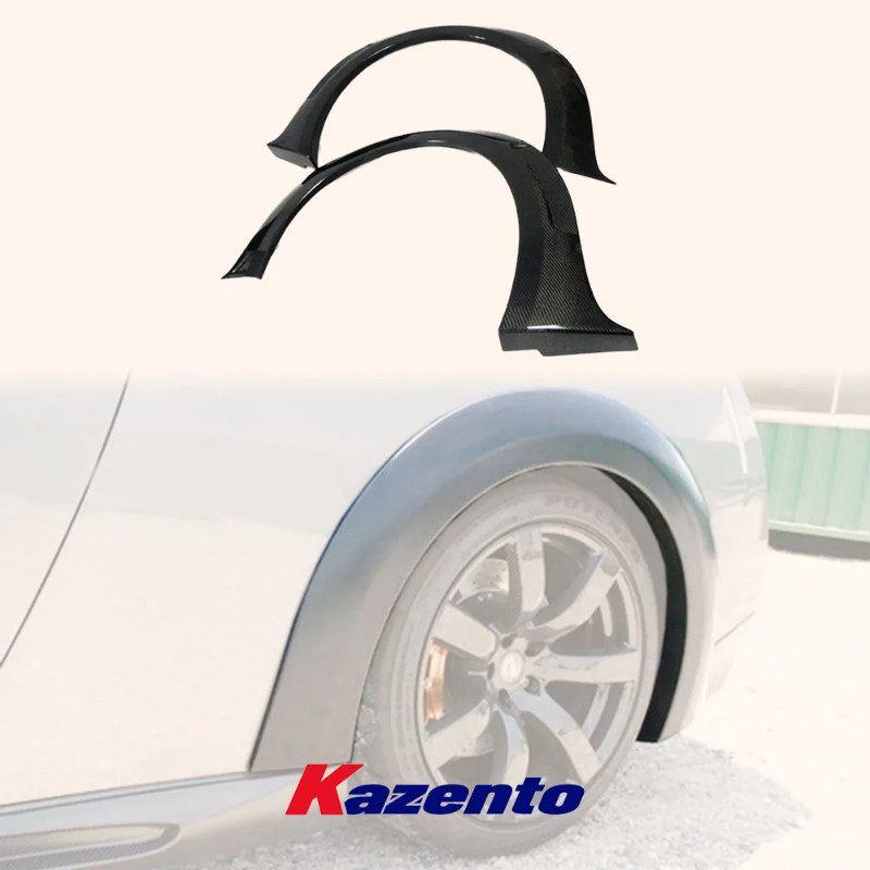 For Nissan R35 GTR 2008-16 WD Style Carbon Fiber Rear Bumper Fender ...