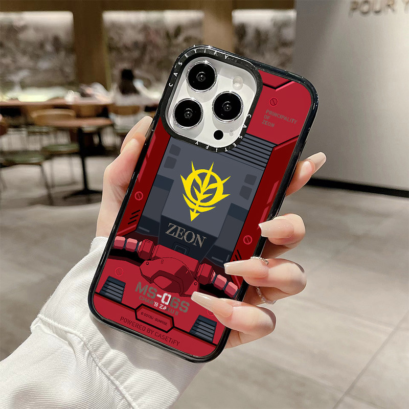 ZEON GUNDAM Reddish Black Mecha Wireless Magnetic Charging Case For ...