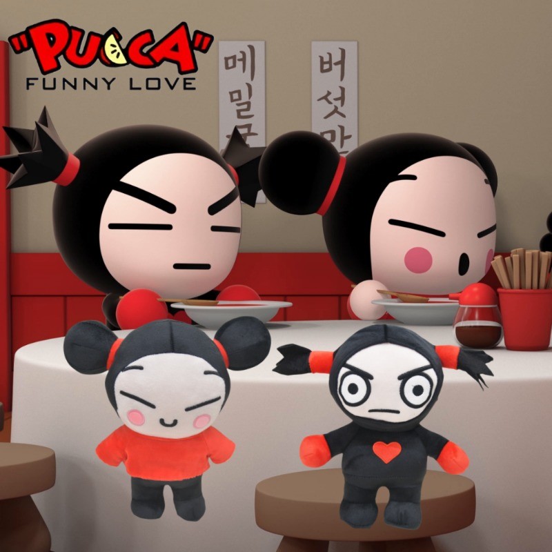 Pucca Plush Toy Chinese Doll Pucca Garu Plushie Doll Cute Pucca Anime ...
