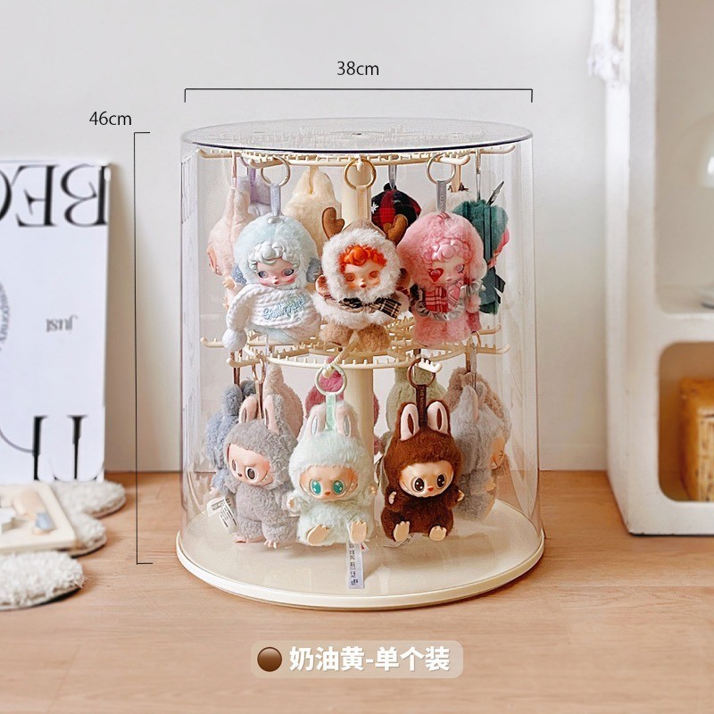 2025 New Labubu Extra Large Double Layer Rotating Box Cartoon Skull ...
